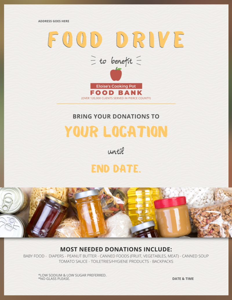 Food Drives - The Making a Difference Foundation